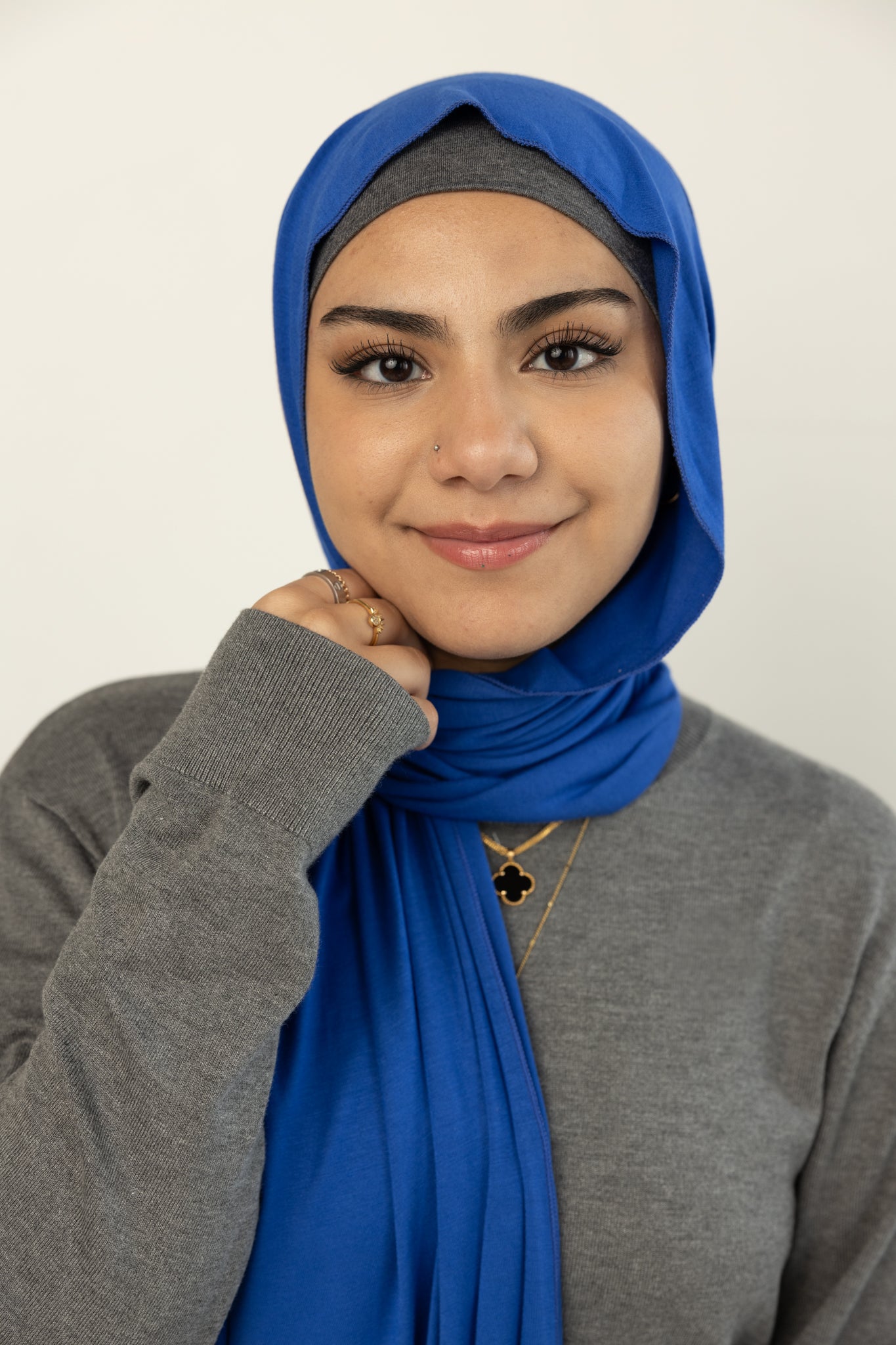 Jersey Hijab - Royal Blue – Bella Hijabs