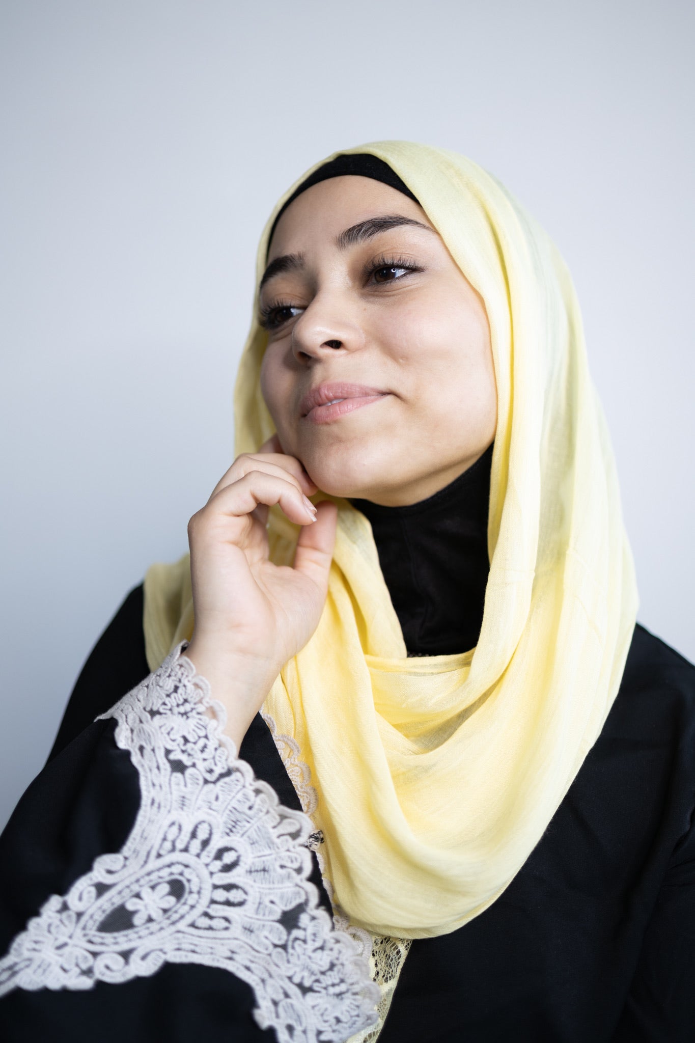 Modal Hijab - Honey Yellow – Bella Hijabs