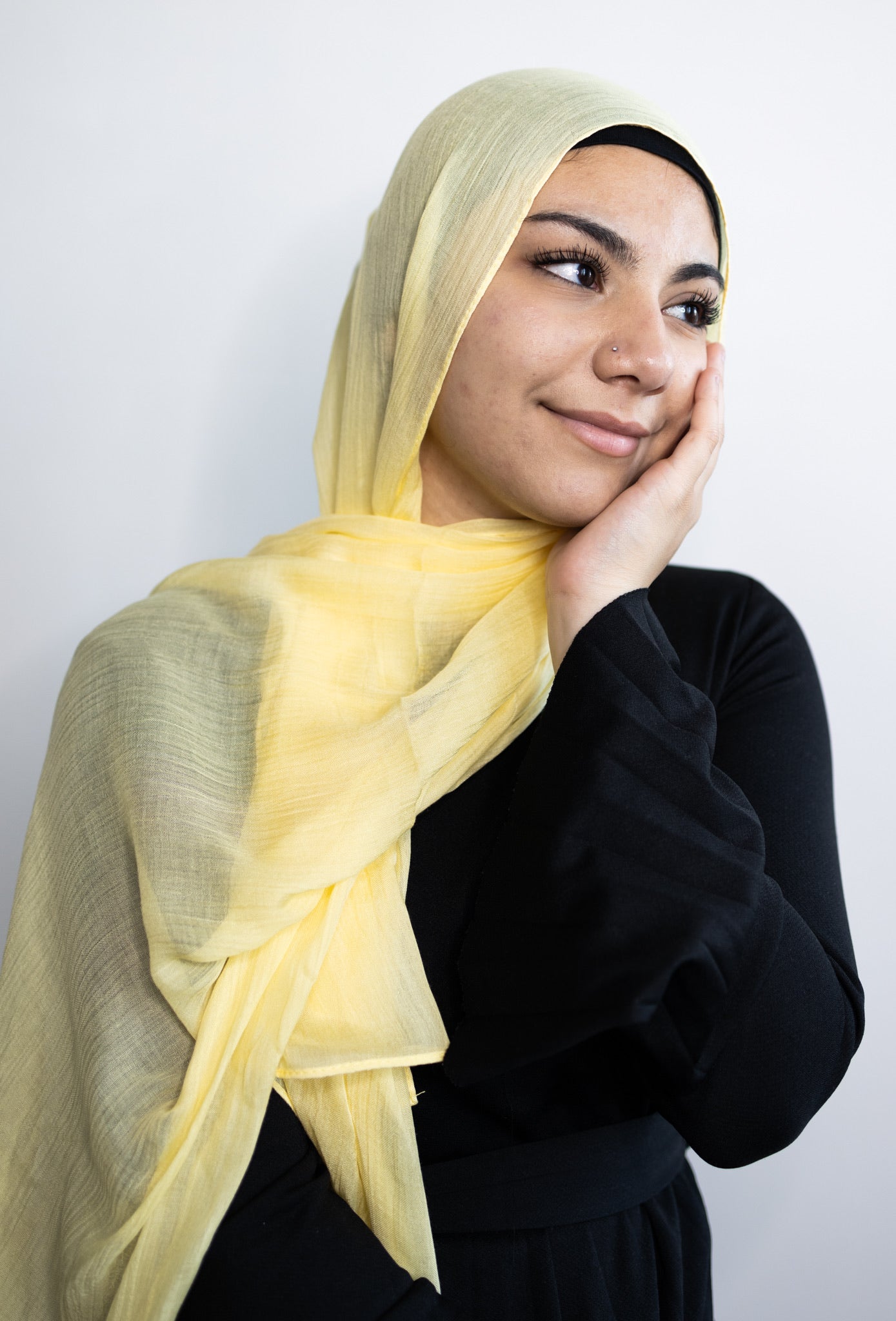 Modal Hijab - Honey Yellow – Bella Hijabs