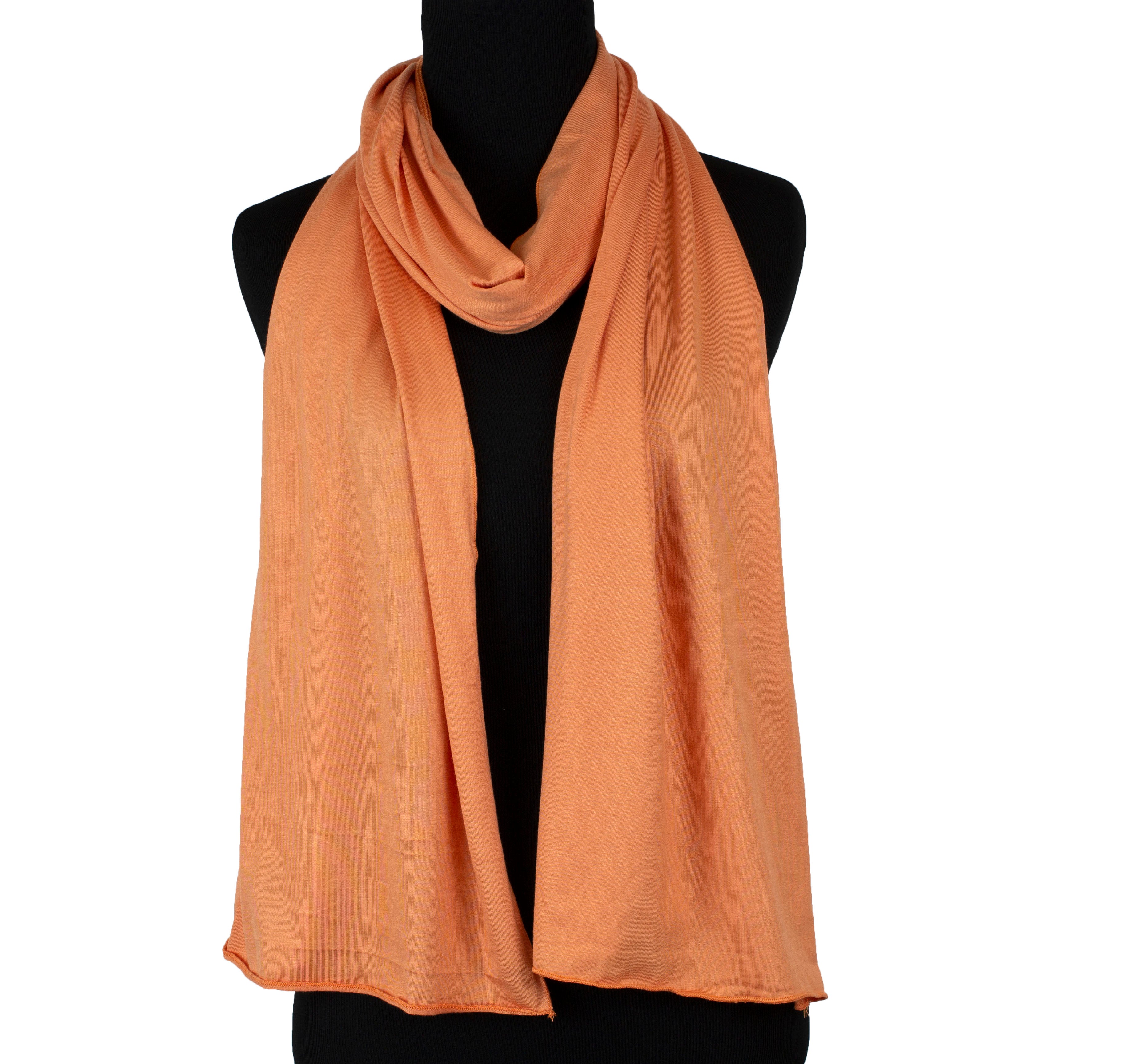 Jersey Hijab - Mango Orange – Bella Hijabs