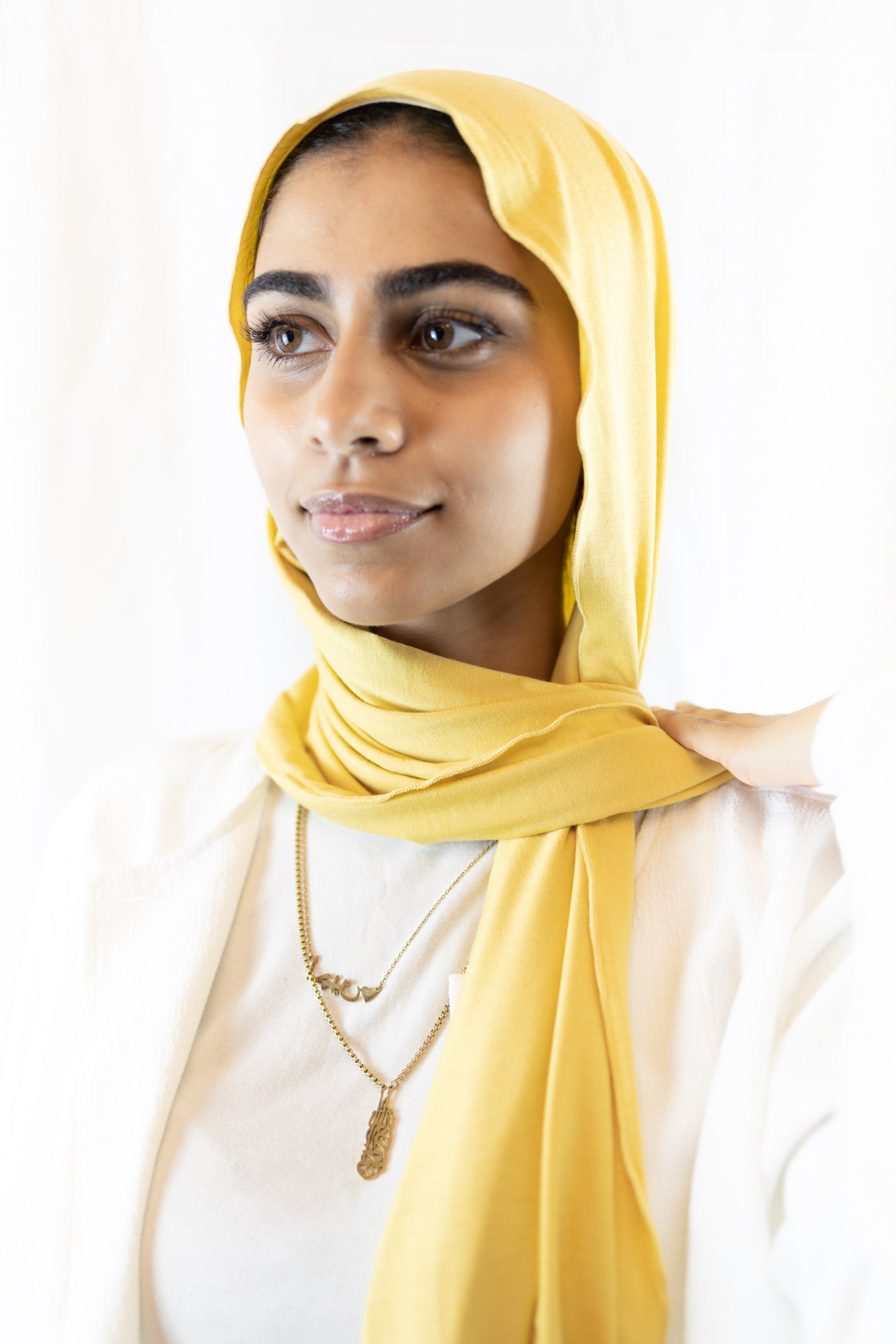 Jersey Hijab - Lemon Yellow – Bella Hijabs